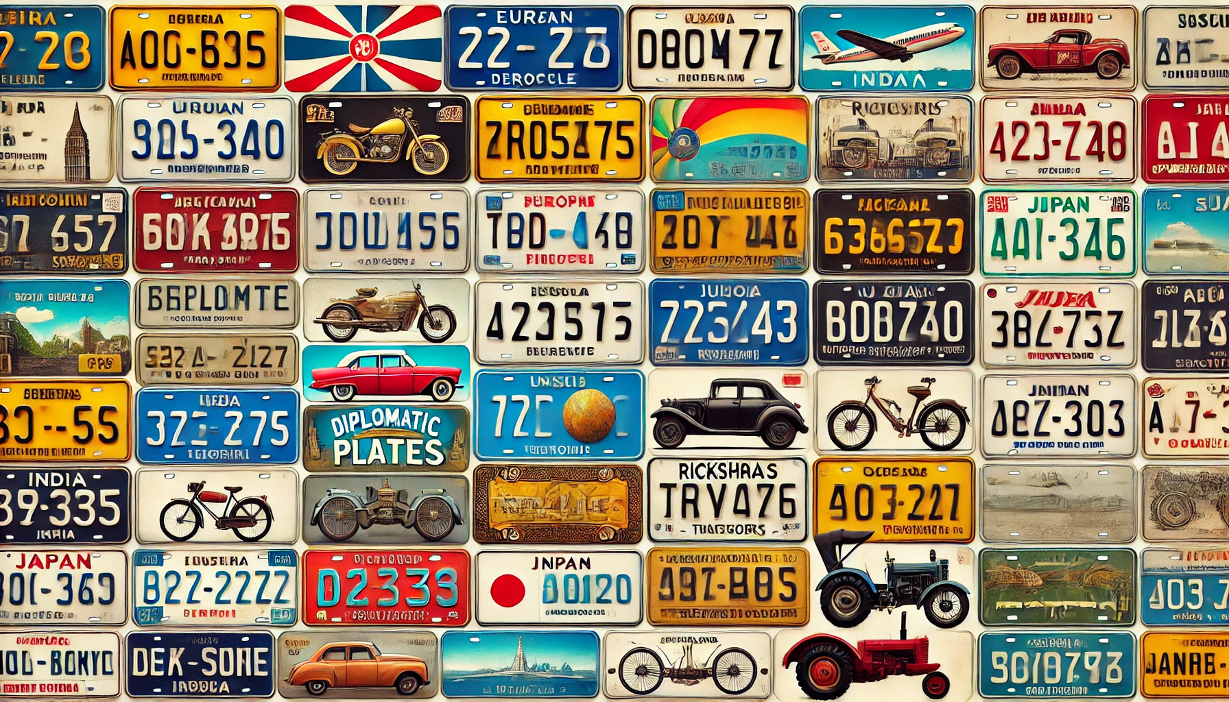 The ubiquitous License Plates - World Auto DB